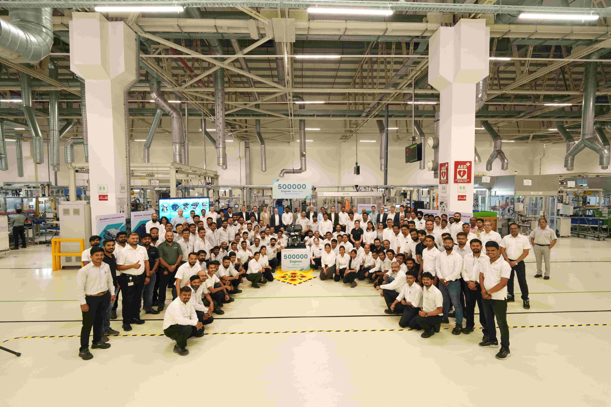 Škoda Auto Volkswagen India achieves manufacturing 500,000 engines ...