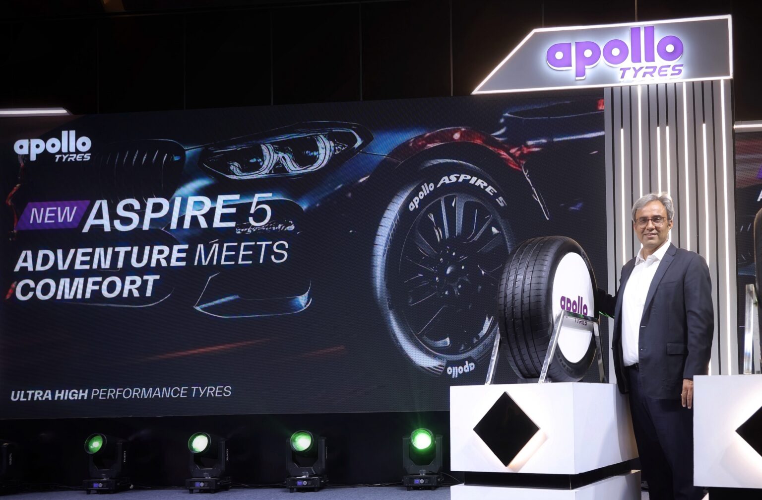 Apollo Tyres Launches Ultra-High Performance Range ‘Aspire 5’ for ...