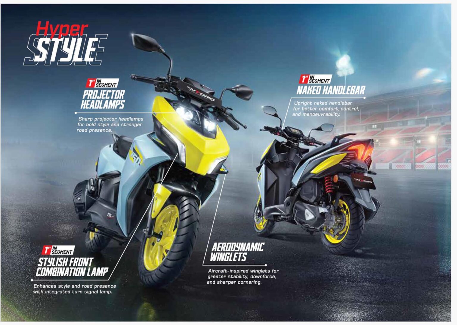 TVS NTORQ goes Hyper with Style and Speed – Aftermarket & Service